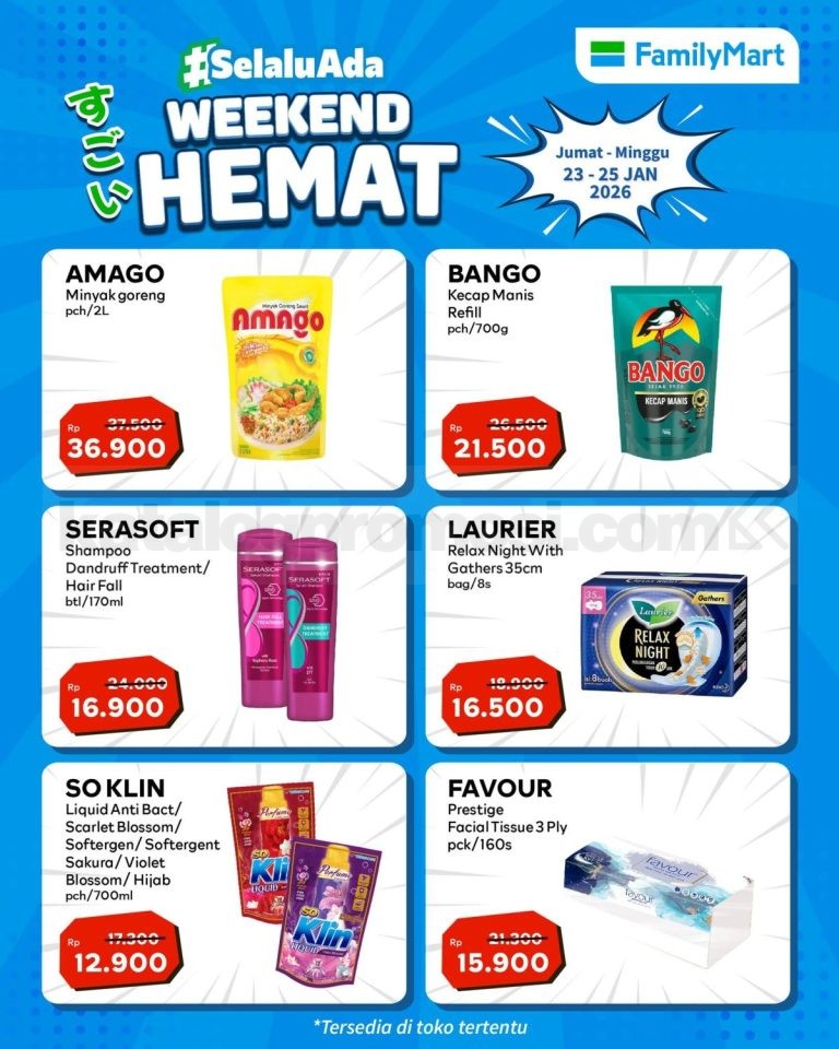 Promo JSM FAMILYMART 23-25 Januari 2026 • SoPasti.Com
