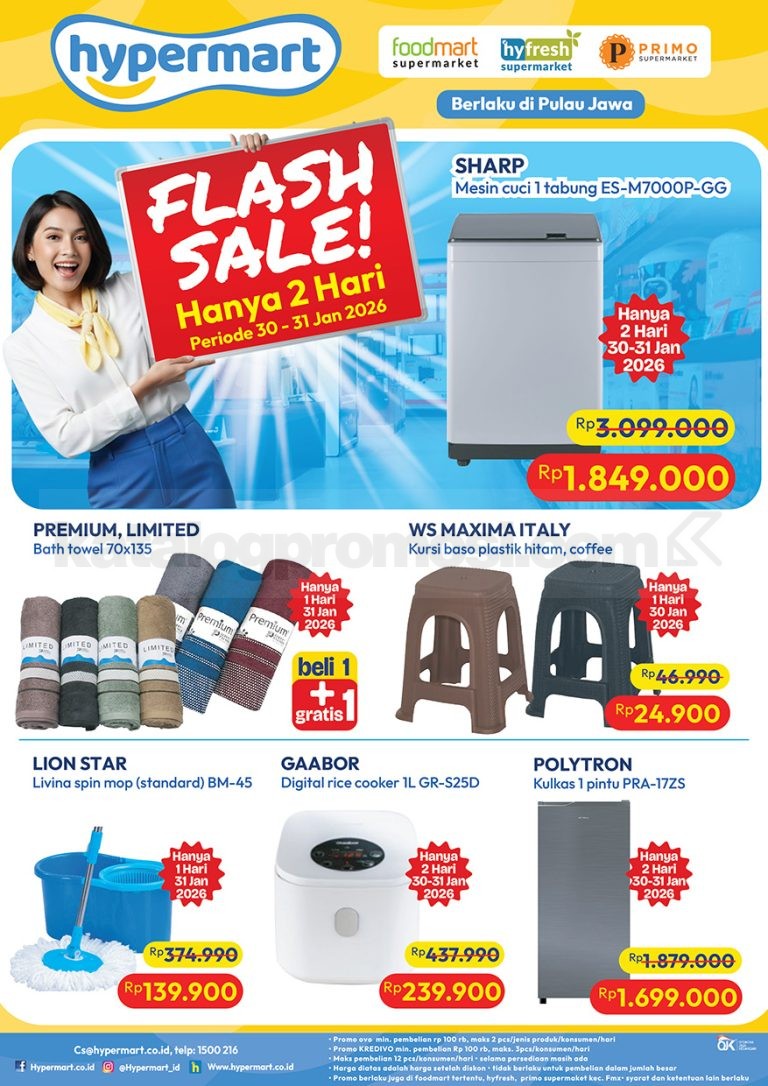 Promo Hypermart Weekday 02-05 Februari 2026