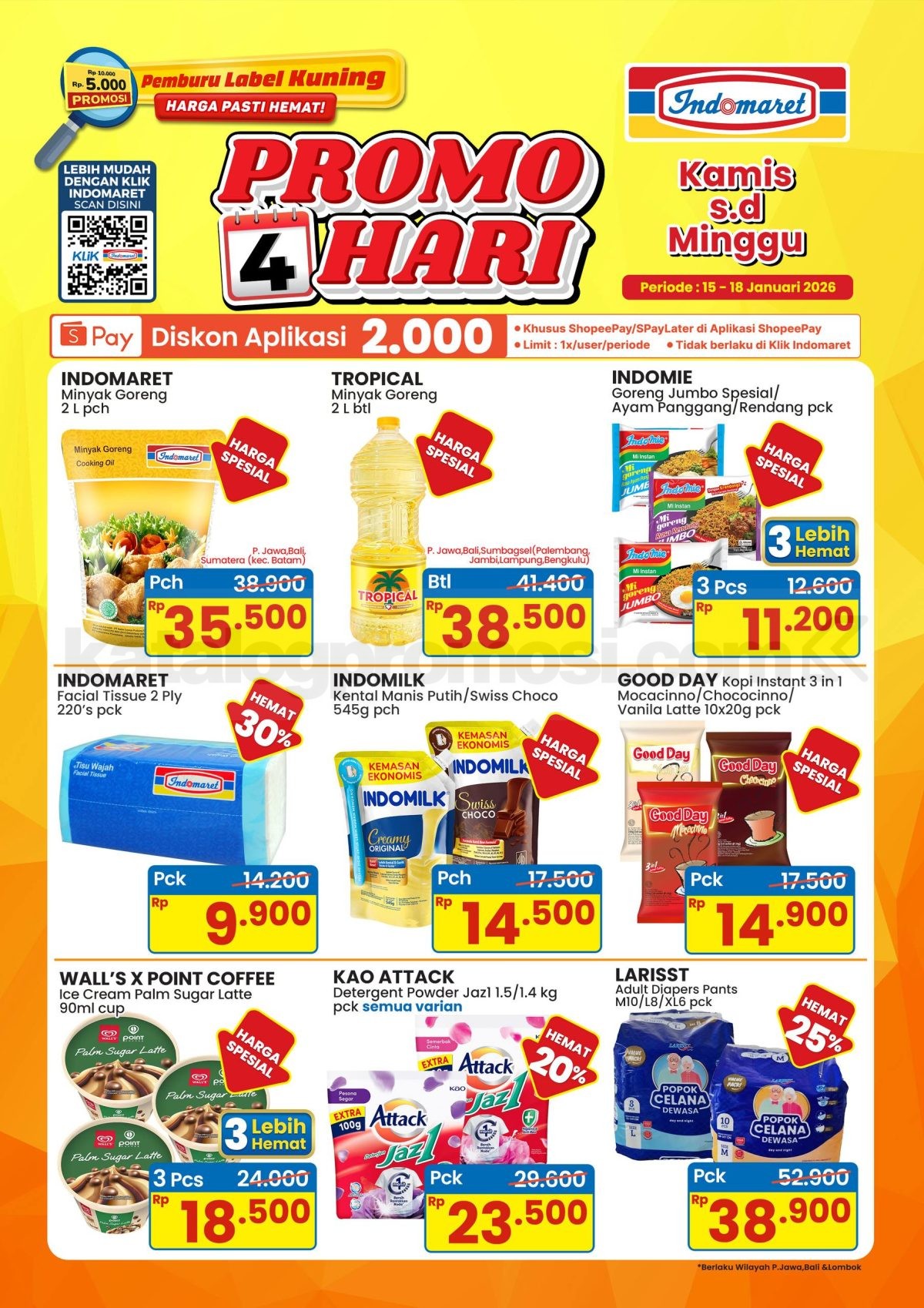 Promo JSM INDOMARET MINGGU INI 15-18 Januari 2026 • SoPasti.Com