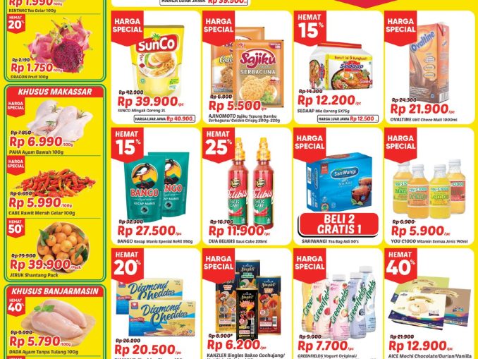 Promo Terbaru Minggu ini