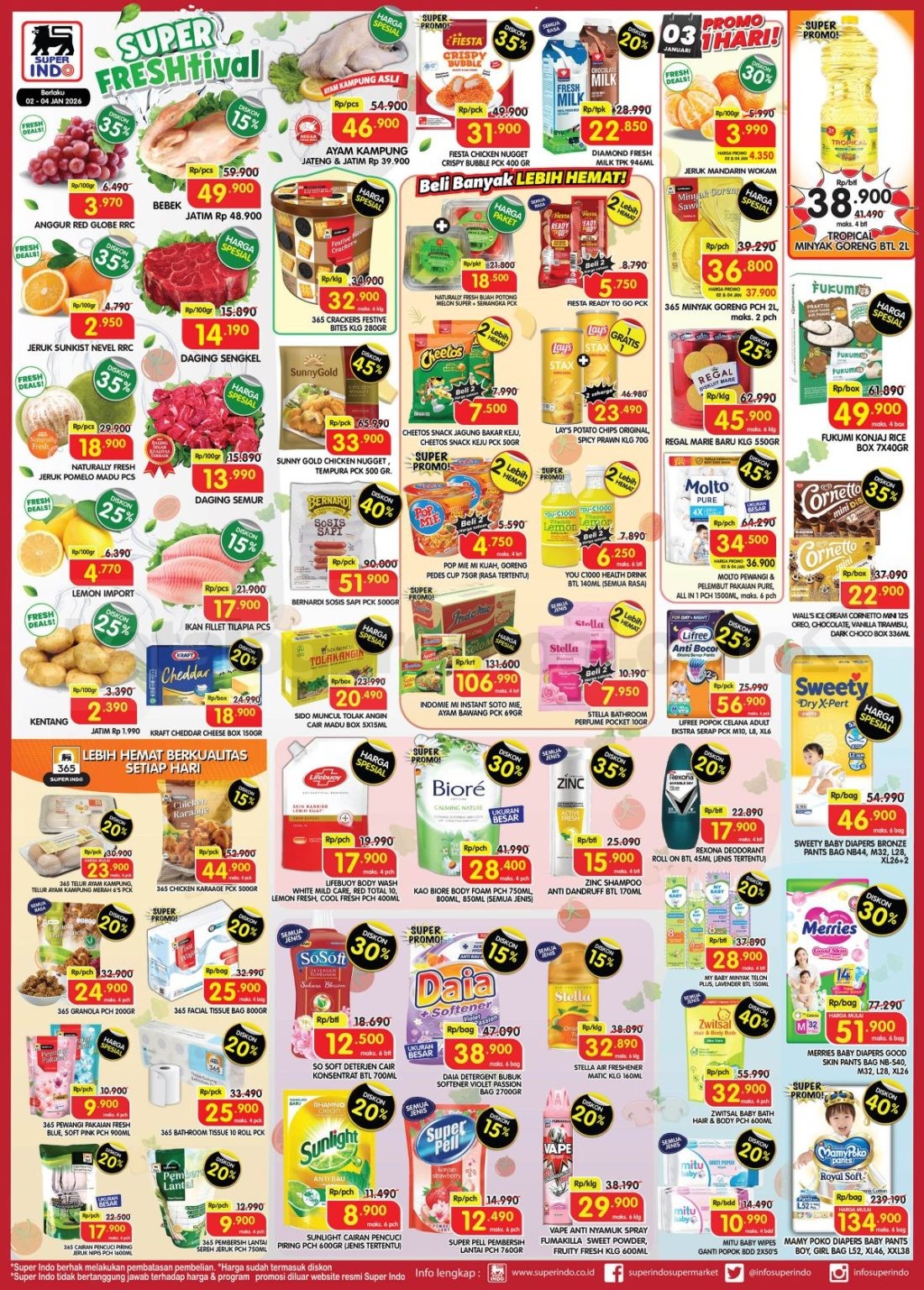 Promo JSM SUPERINDO Minggu Ini 02-04 Januari 2026 • SoPasti.Com