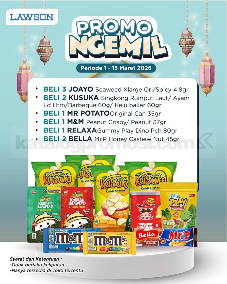 Promo Lawson Ngemil Aneka Snack Rp. 10.000