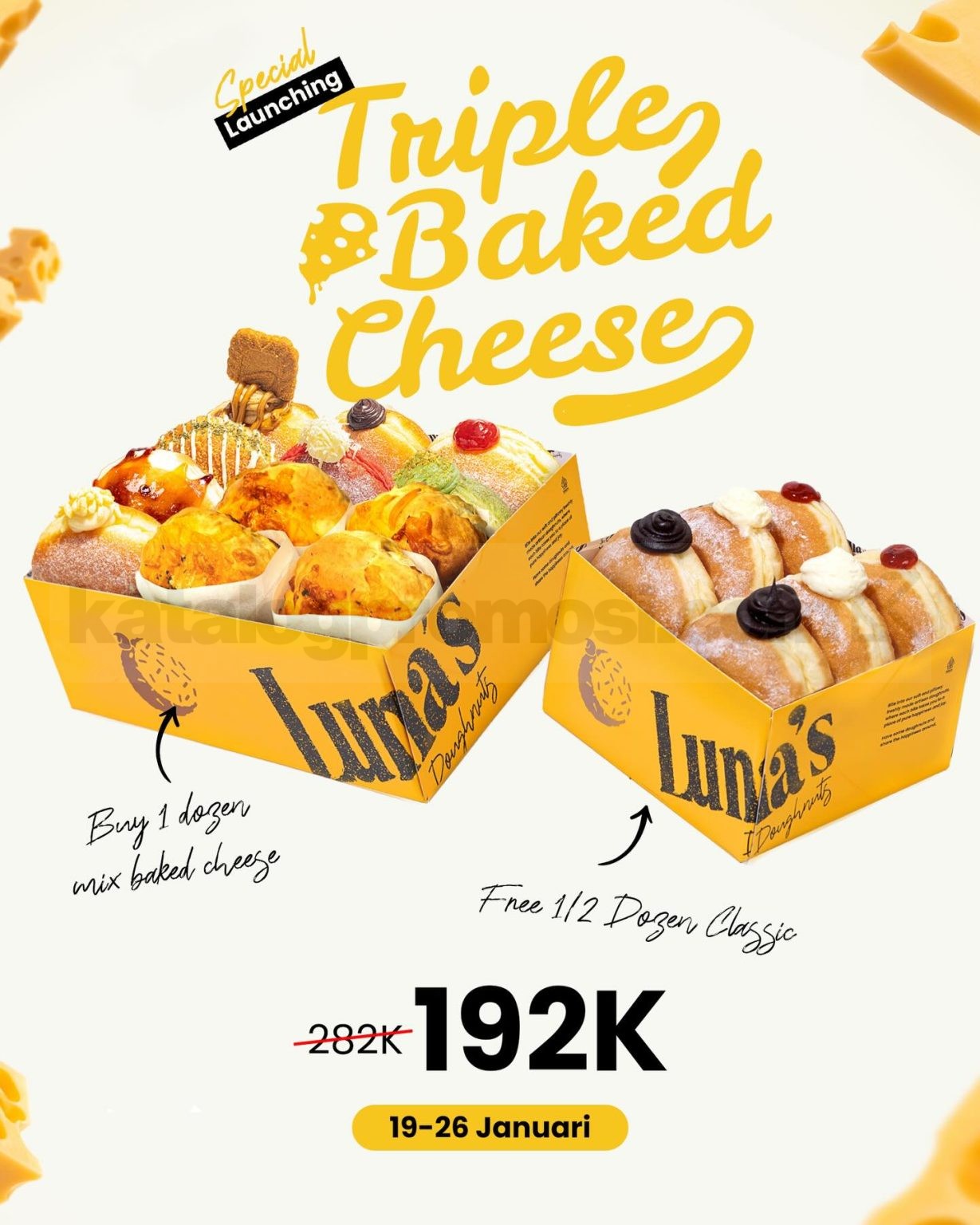 Promo Luna’s Doughnuts BUY 1 GET 1 Free