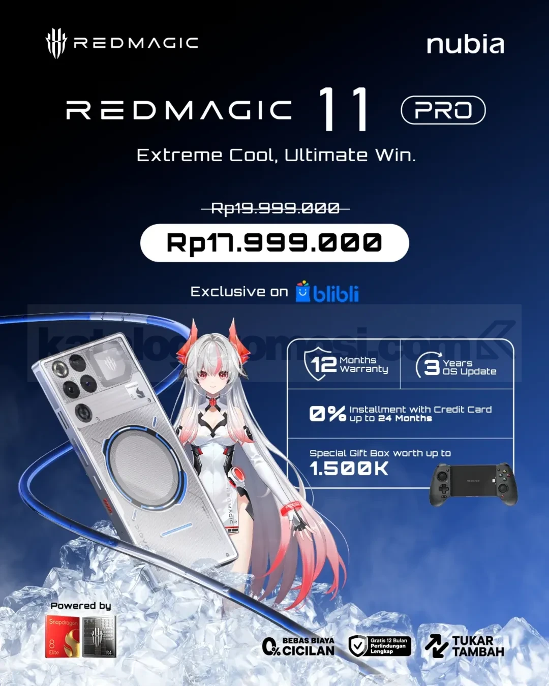 Promo REDMAGIC 11 Pro Pre-Order Rp. 17.999.999 Bonus Gift Box