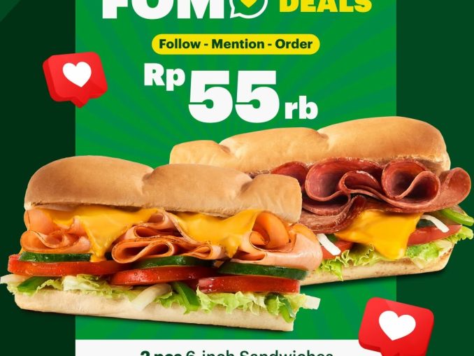 Promo Subway Terbaru May 2026