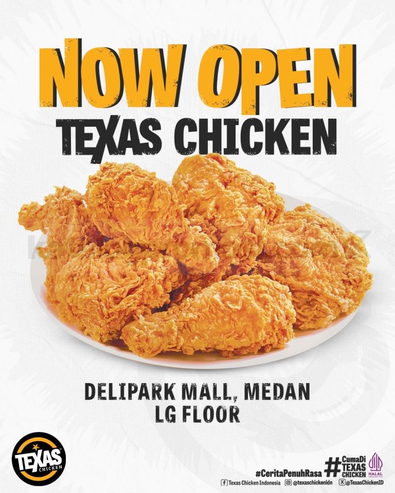 Promo Texas Chicken Grand Opening Spesial Deal mulai Rp. 30.000