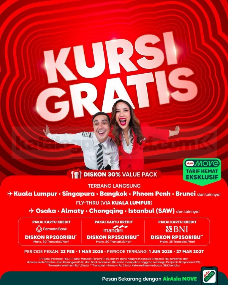 Promo AirAsia SALE KURSI GRATIS