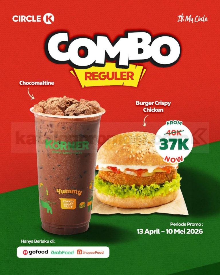 Promo Circle K Combo Reguler Rp. 37.000