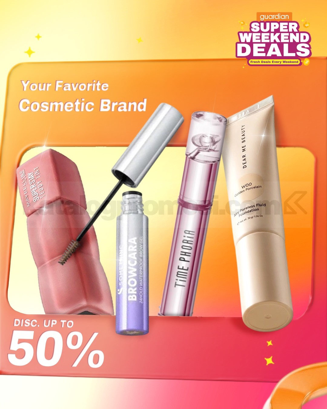 Promo Guardian Super Weekend Deals Diskon hingga 50% – SoPasti.Com