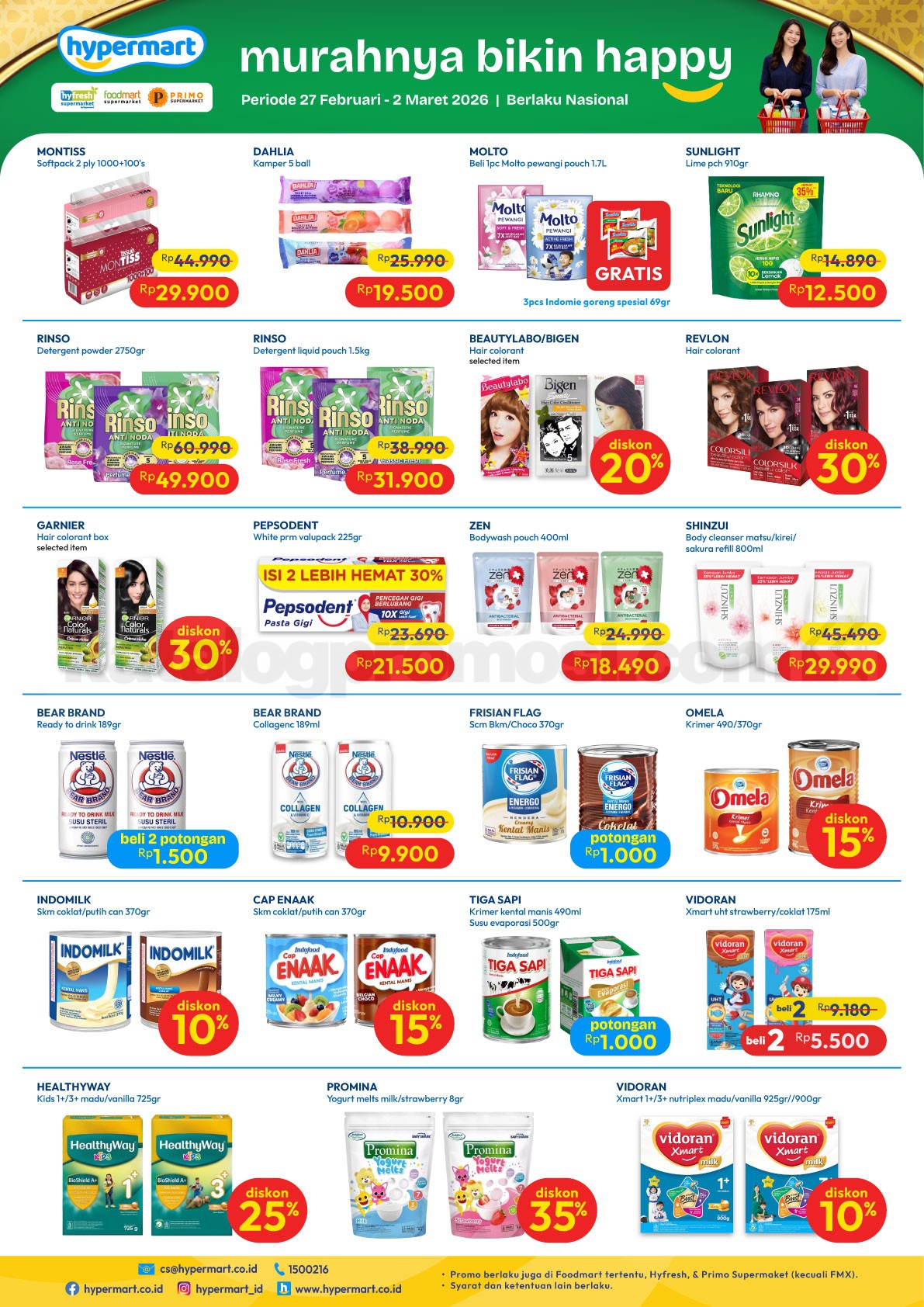 Promo Hypermart Weekday 02-05 Maret 2026 • SoPasti.Com