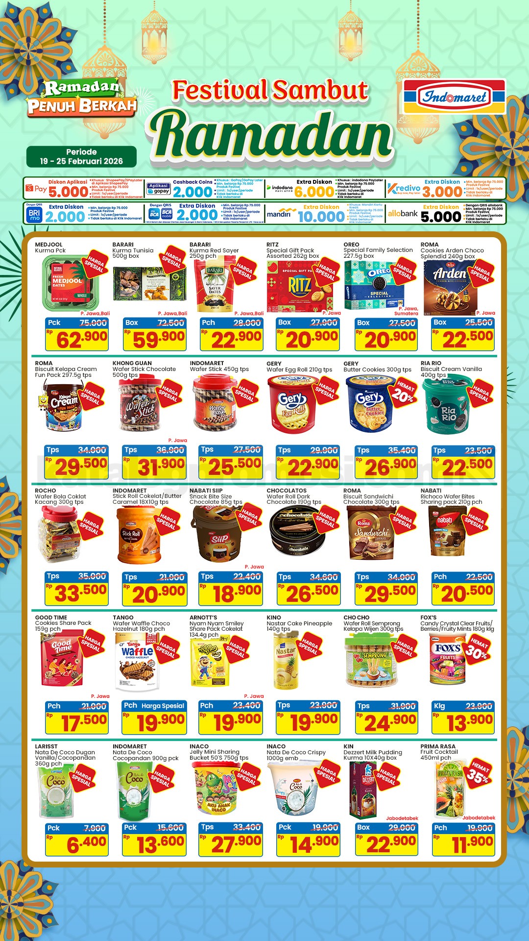 Promo Indomaret Sirup & Biskuit Ramadan 19-25 Februari 2026 • SoPasti.Com