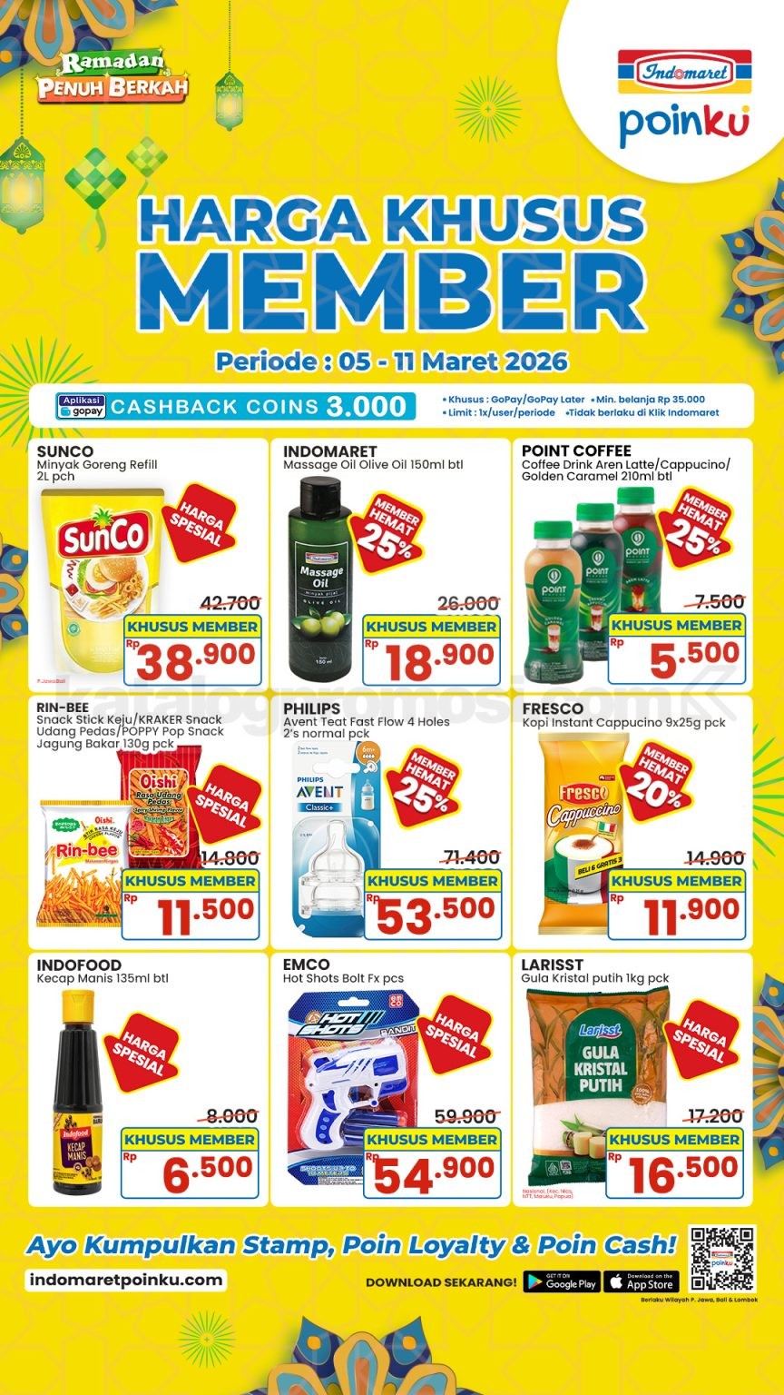 Promo Indomaret Harga Khusus Member 05-11 Maret 2026 – SoPasti.Com