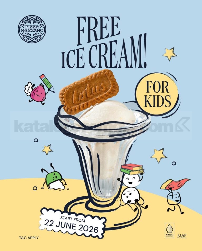 Promo Pizza Marzano Free Ice Cream