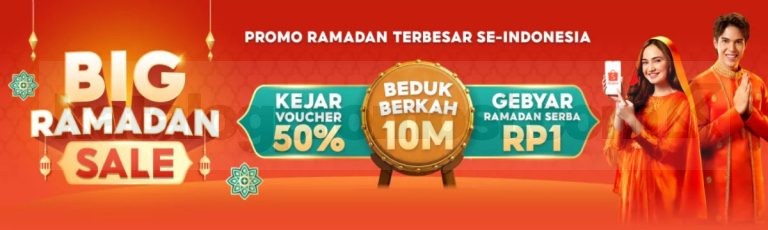 Promo Shopee Big Ramadan Sale Diskon 50% & Serba Rp1