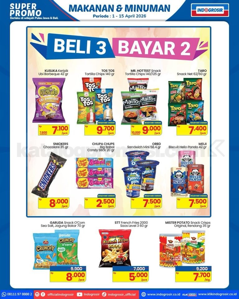 KATALOG PROMO INDOGROSIR HARI INI 01-15 April 2026