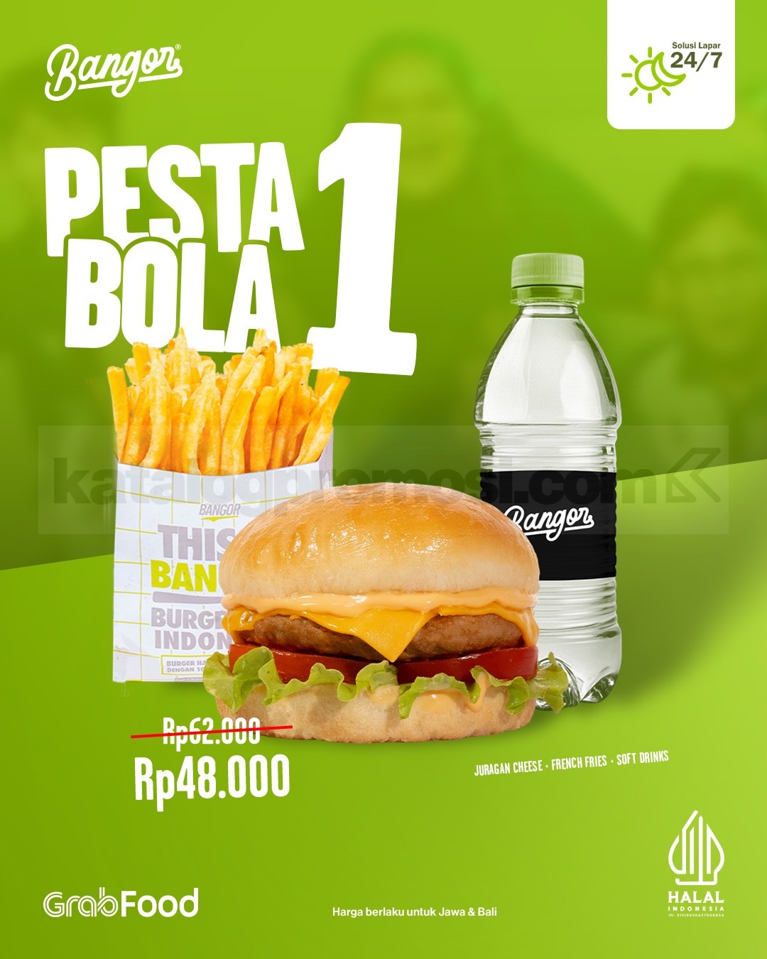 Promo Burger Bangor Pesta Bola Menu mulai Rp. 48.000