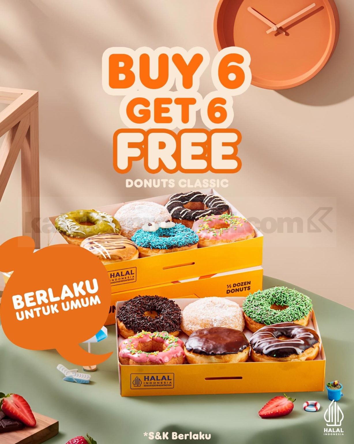 Promo Dunkin Payday Beli 6 Gratis 6 Donuts