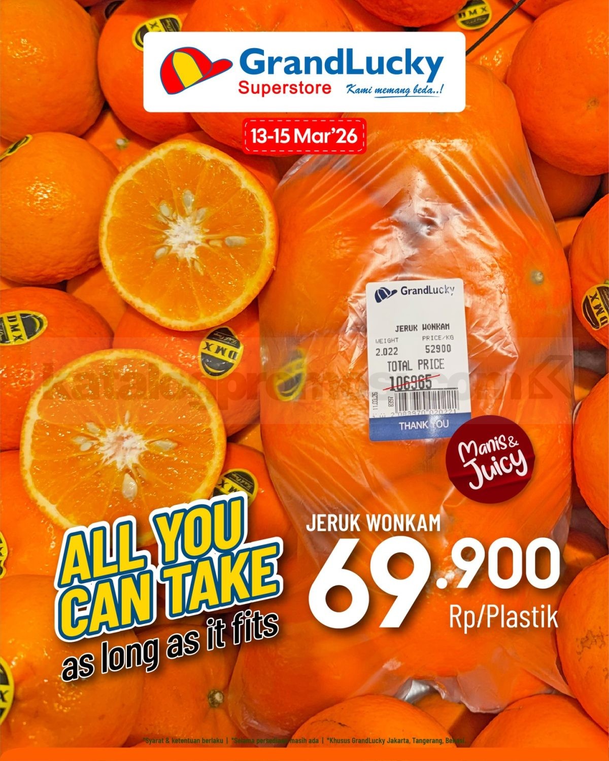 Promo GRAND LUCKY JSM 27-29 Maret 2026