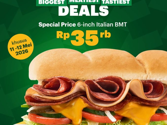 Promo Subway Terbaru May 2026