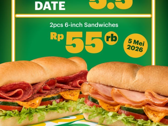 Promo Subway Terbaru May 2026