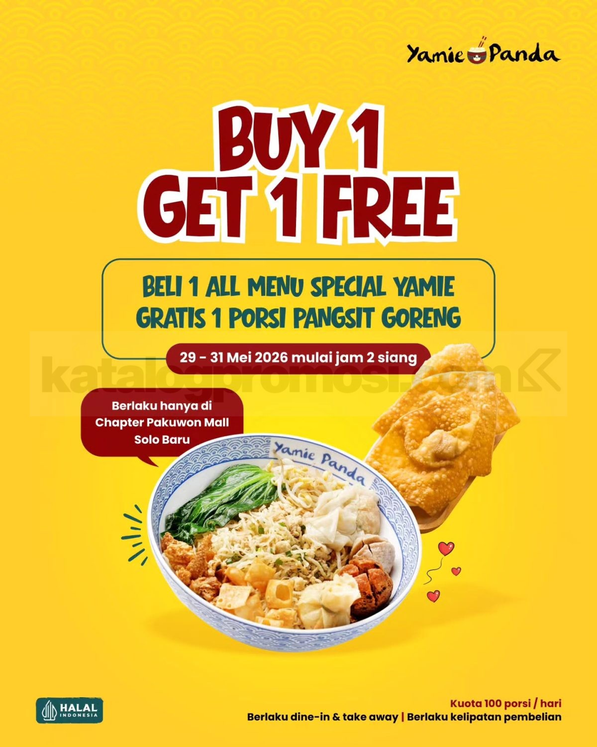 Promo Yamie Panda Buy 1 Get 1 Free
