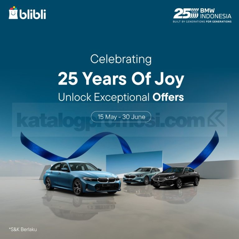 Promo BMW Indonesia 25 Years of Joy Exceptional Offers