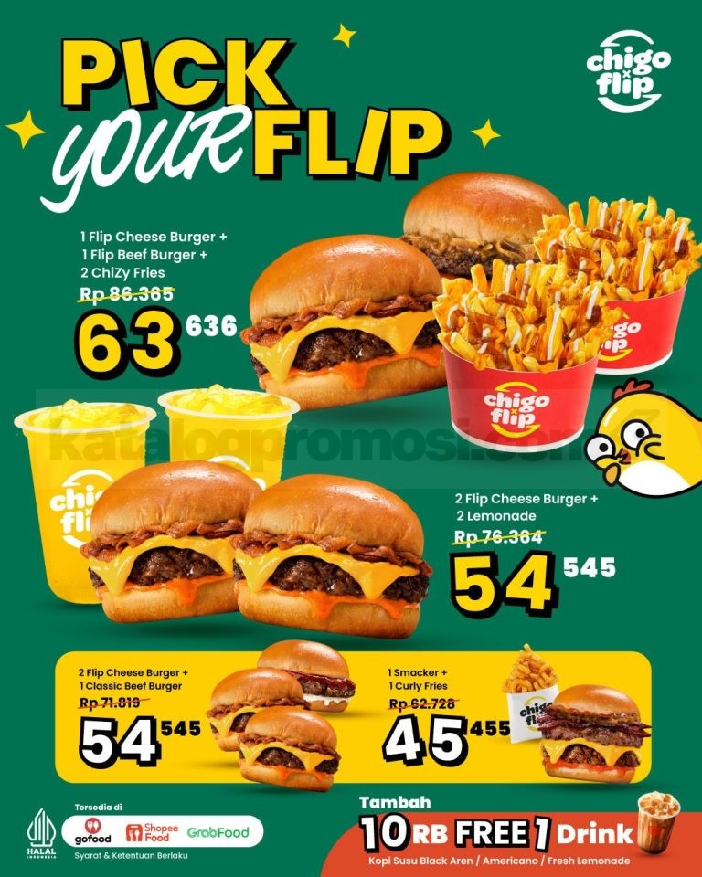 Promo Chigo x Flip Pick Your Flip Mulai Rp. 25.455