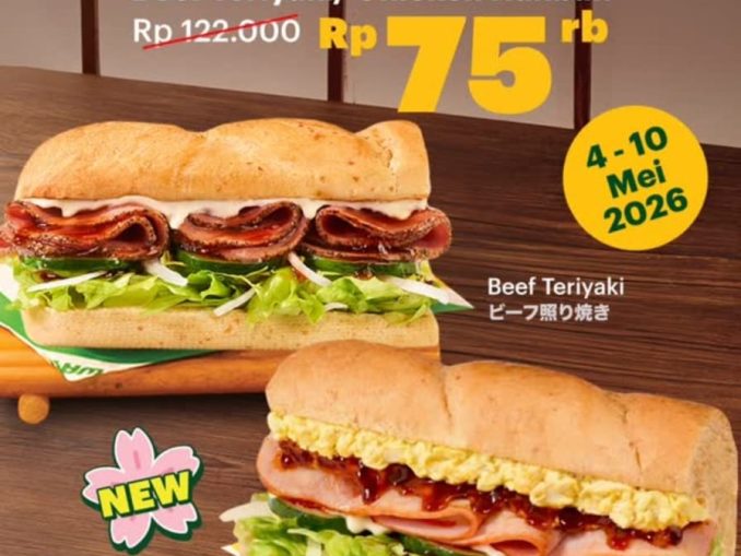 Promo Subway Terbaru May 2026