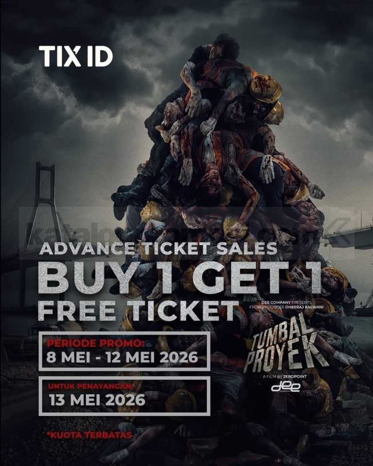 Promo TIX ID Beli 1 Gratis 1 Tiket Tumbal Proyek
