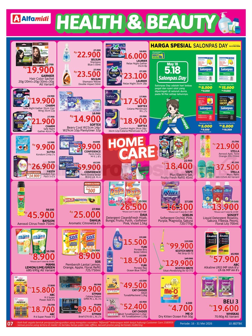 KATALOG PROMO ALFAMIDI TERBARU 16-31 Mei 2026