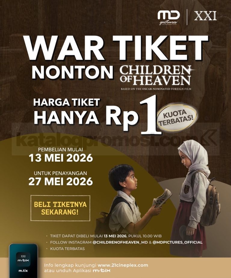 Promo Cinema XXI Children of Heaven Tiket Rp. 1