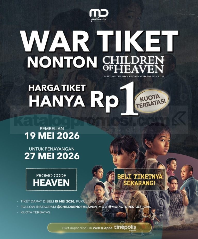 Promo Cinépolis Children of Heaven Tiket Rp. 1