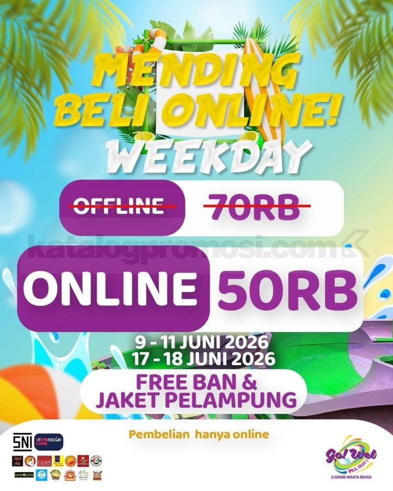 Promo Go! Wet Mending Beli Online Weekday Rp. 50.000