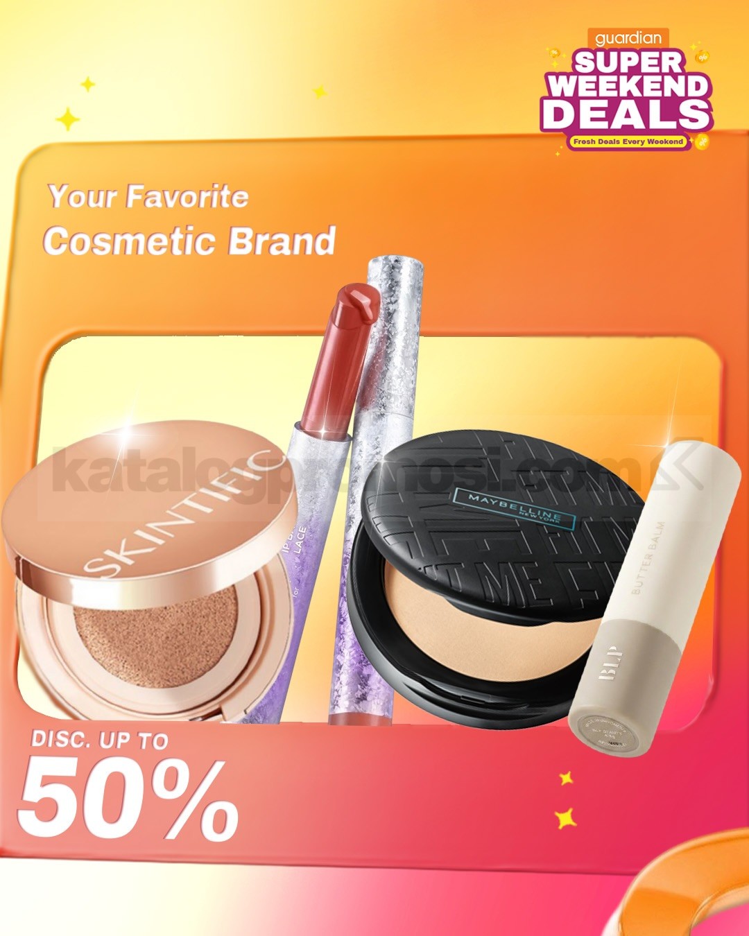 Promo Guardian Super Weekend Deals Diskon Hingga 50%