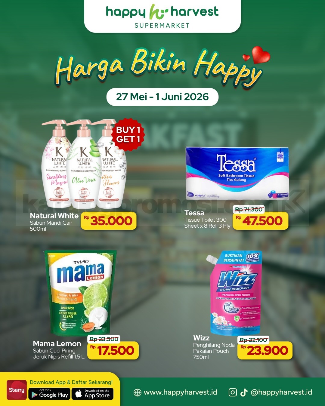 Promo Happy Harvest Weekend JSM 27 Mei - 01 Juni 2026