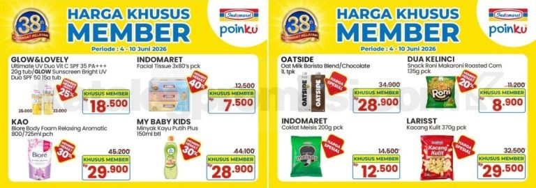 Promo Indomaret Harga Khusus Member 04-10 Juni 2026
