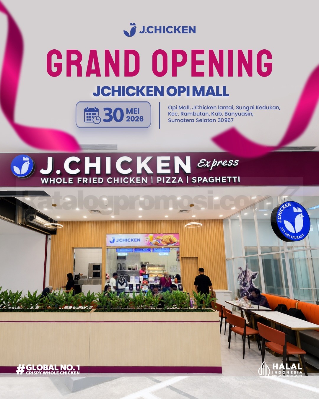 Promo J.Chicken Grand Opening OPI Mall Diskon 20%