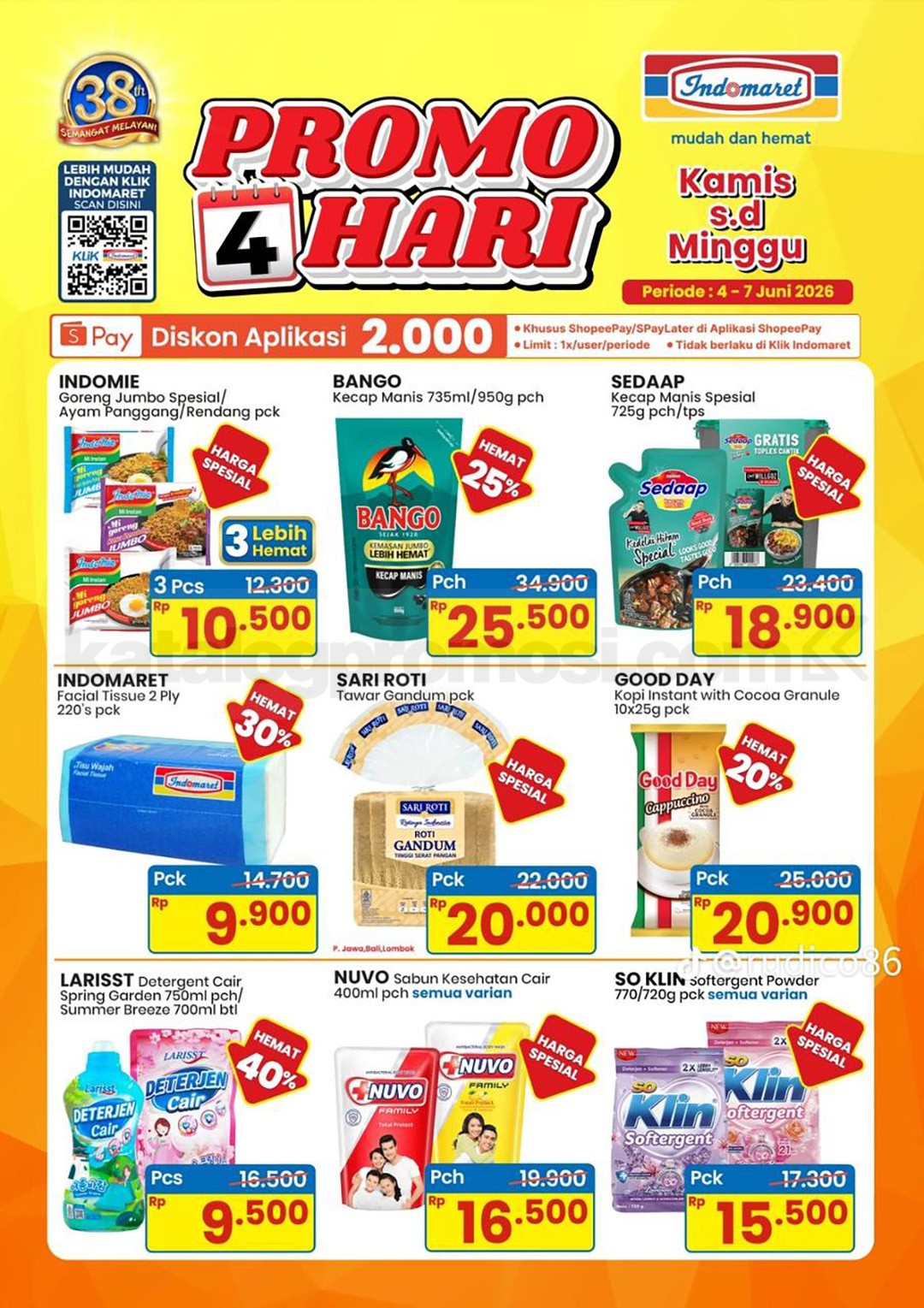 Promo JSM INDOMARET MINGGU INI 04-07 Juni 2026