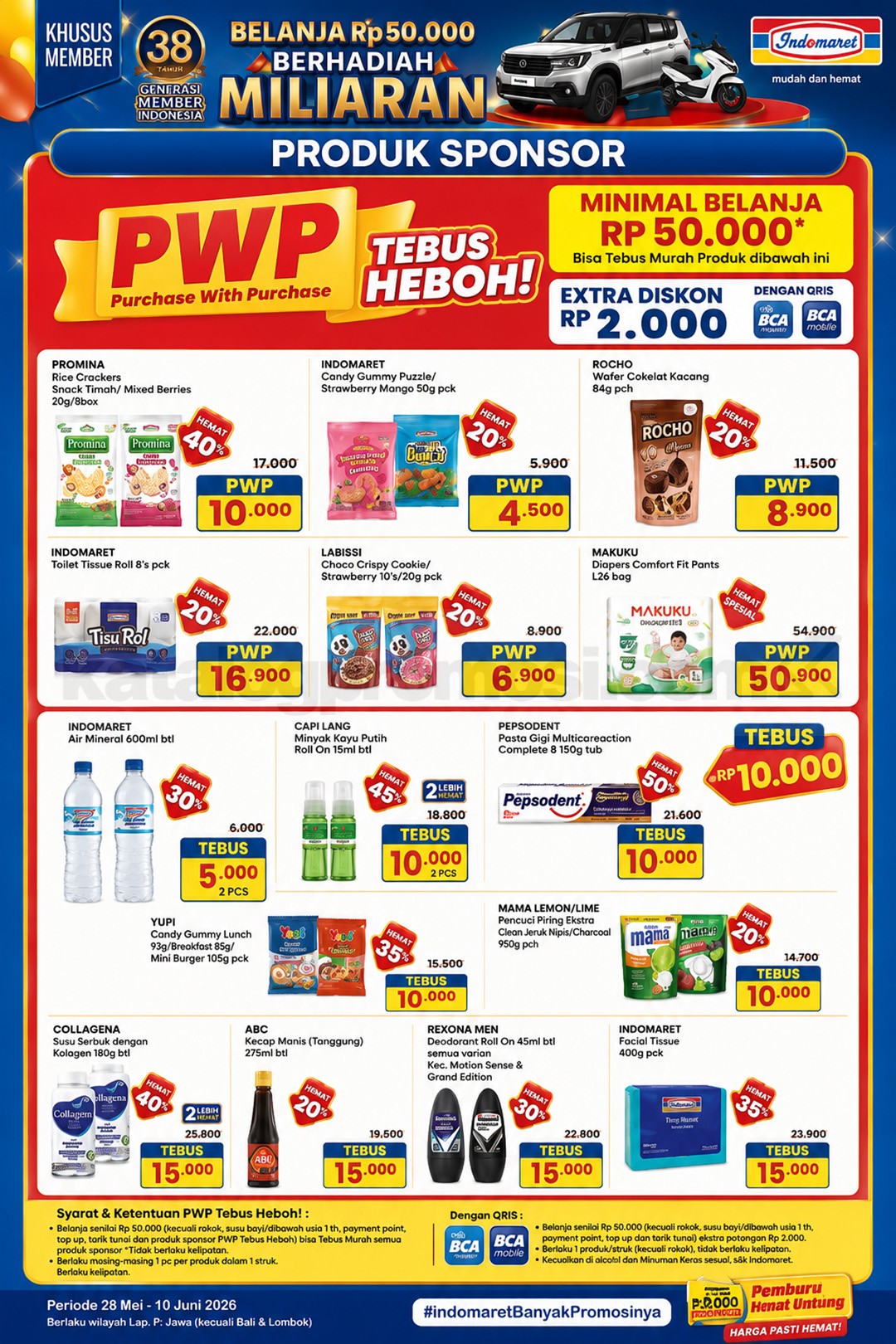 Promo JSM INDOMARET MINGGU INI 28-31 Mei 2026