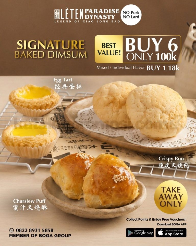 Promo Lèten Paradise Dynasty Best Value Buy 6 Rp. 100.000