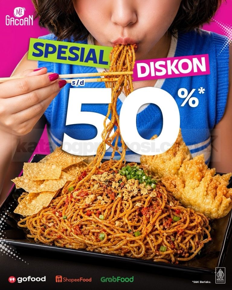 Promo Mie Gacoan Online Delivery Diskon Hingga 50%