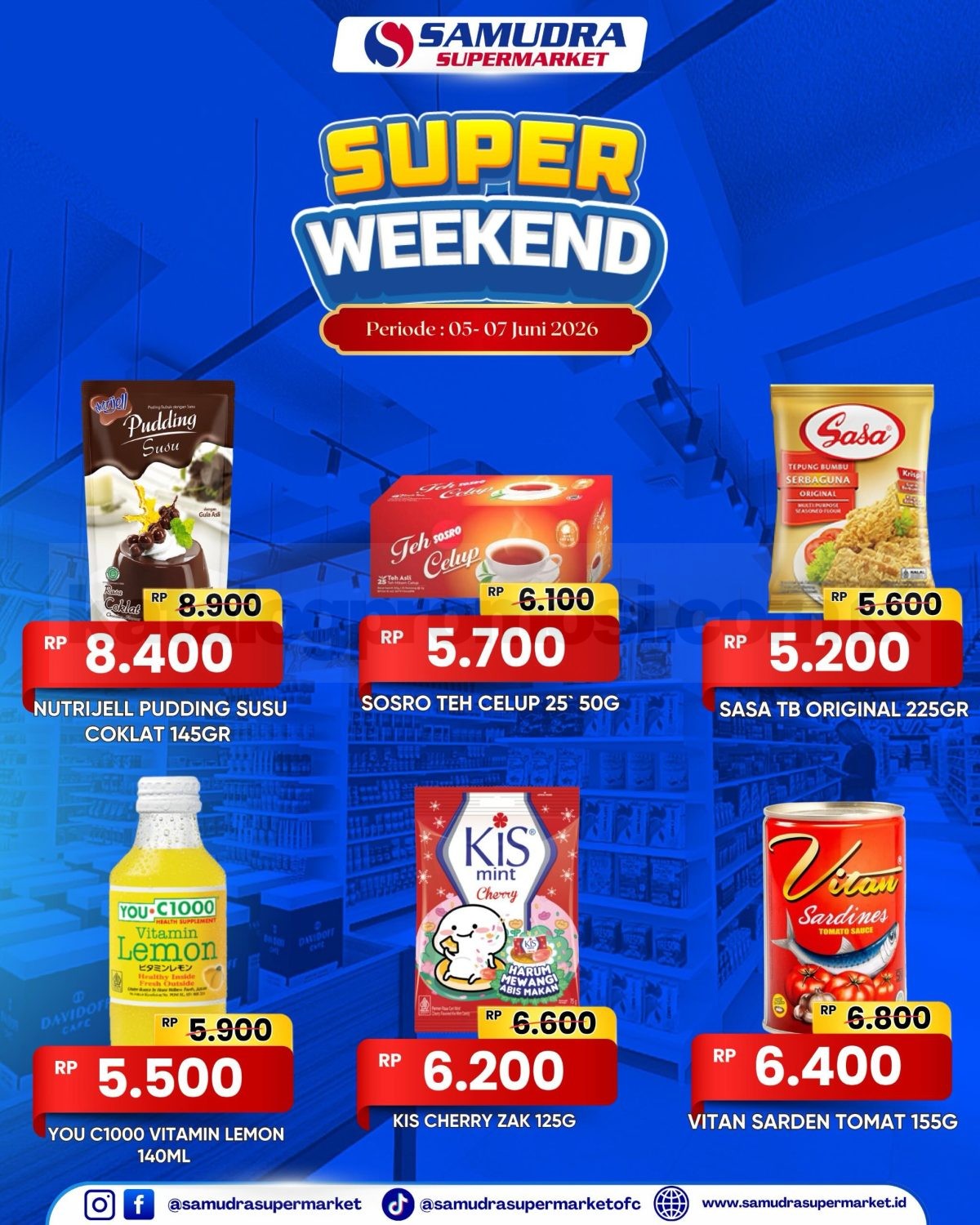 Promo Samudra Supermarket Super Weekend 05-07 Juni 2026