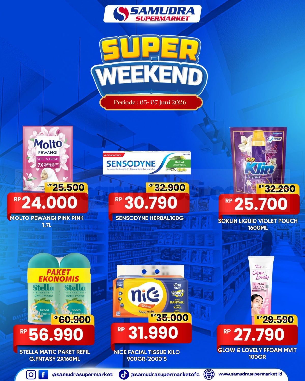 Promo Samudra Supermarket Super Weekend 05-07 Juni 2026