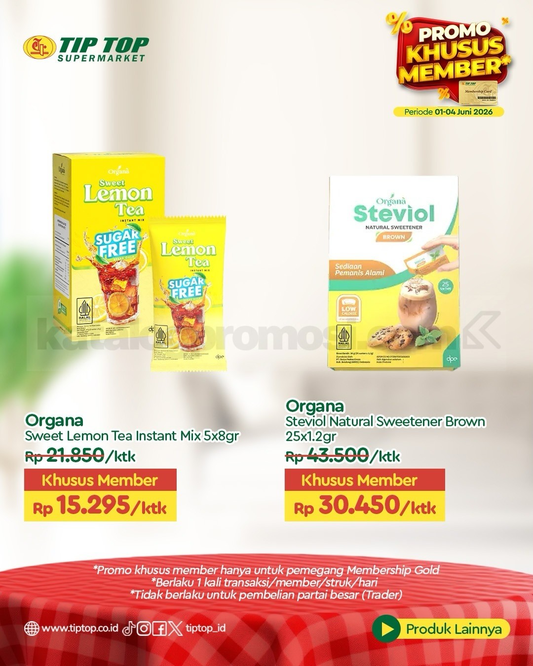 Promo TIP TOP Swalayan Khusus Member Periode 01-04 Juni 2026