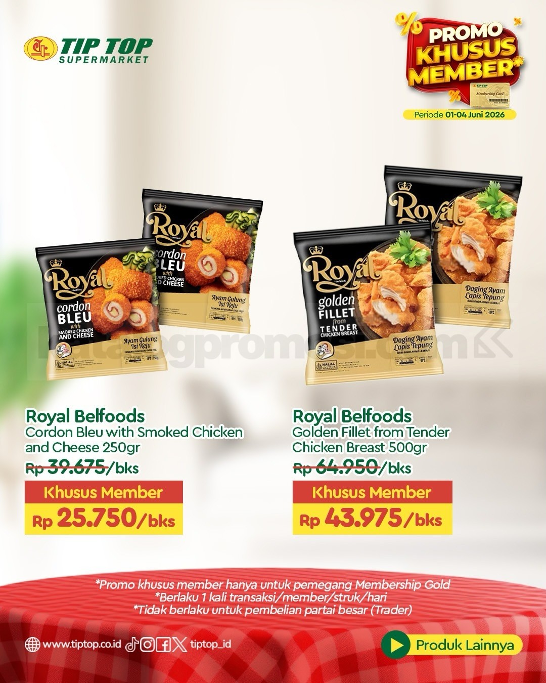 Promo TIP TOP Swalayan Khusus Member Periode 01-04 Juni 2026