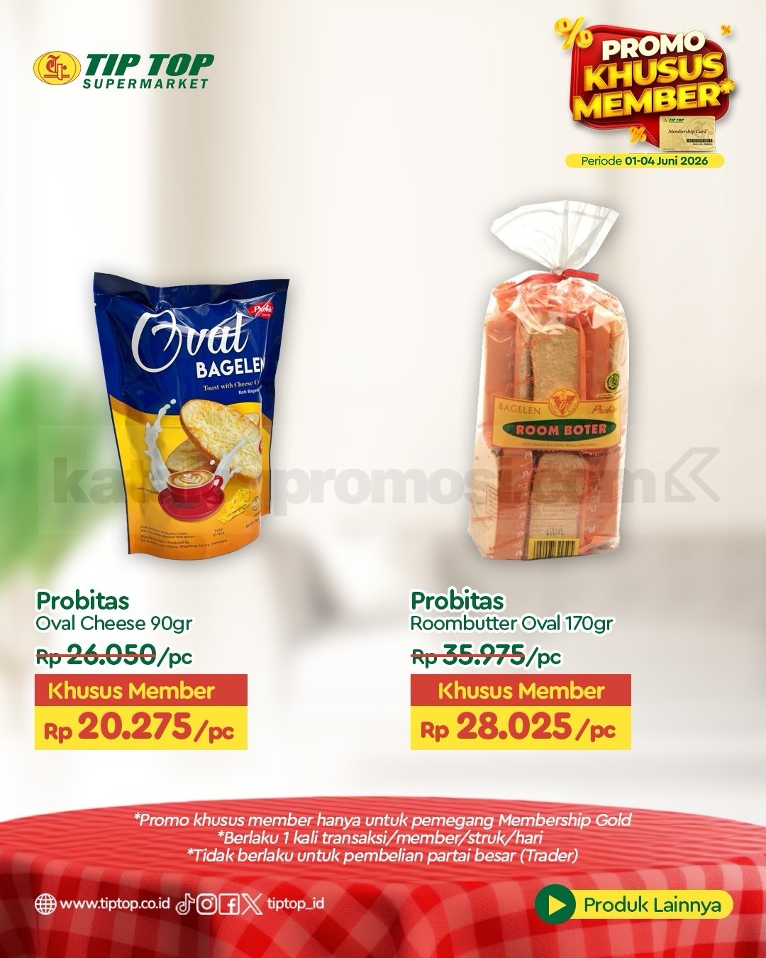 Promo TIP TOP Swalayan Khusus Member Periode 01-04 Juni 2026