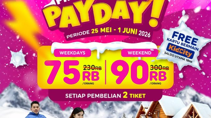 Promo Trans Snow World Bintaro Terbaru May 2026