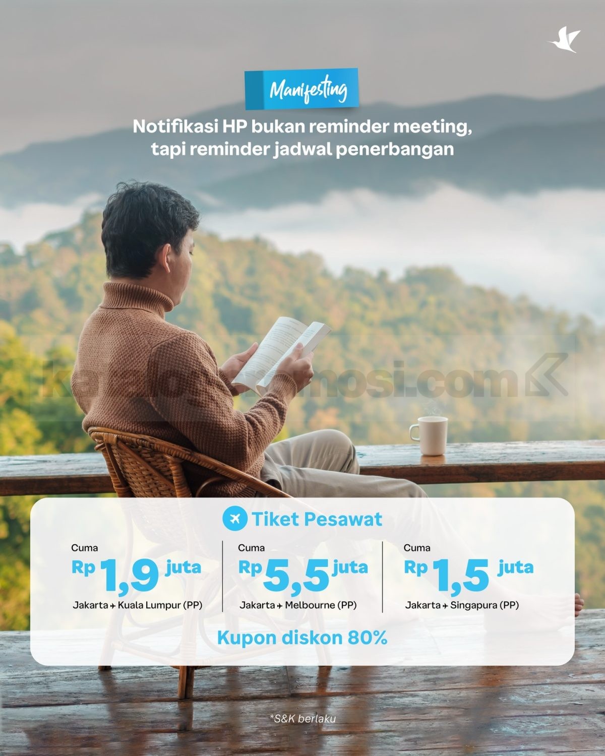 Promo Traveloka 5.5 Epic Sale Diskon hingga 80%