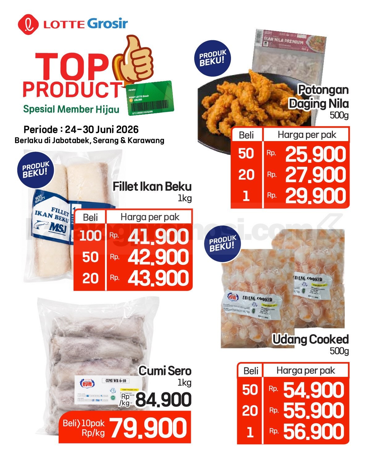 Katalog Promo LOTTE GROSIR TERBARU 24-30 Juni 2026