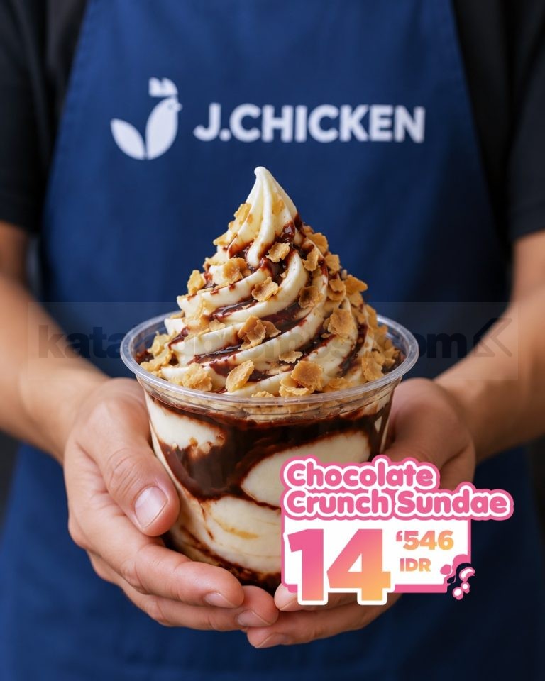 Promo JChicken NEW Crunch Sundae Series Mulai Rp. 9.000